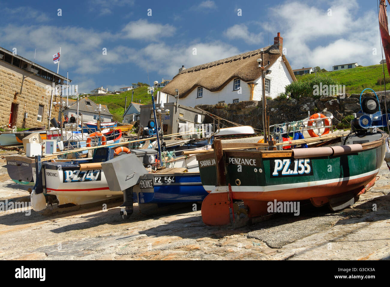 Harbour of Sennen, Cornwall, Southern England, Great Britain Stock ...