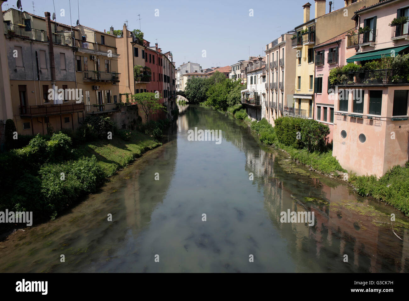 Europe, Veneto, Venetia, Padova, Padua, Bacchiglione river Stock Photo ...