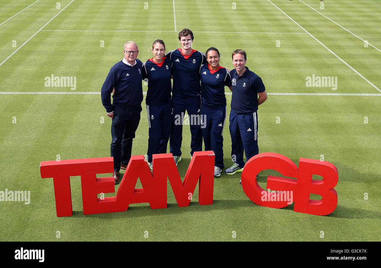 Team gb olympic tennis team announcement hi-res stock photography and ...
