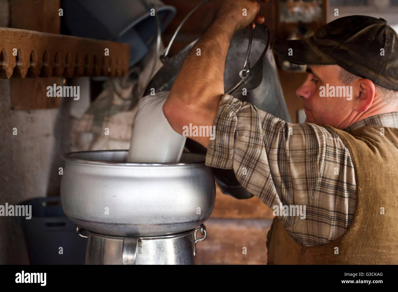 Milk production hi-res stock photography and images - Alamy