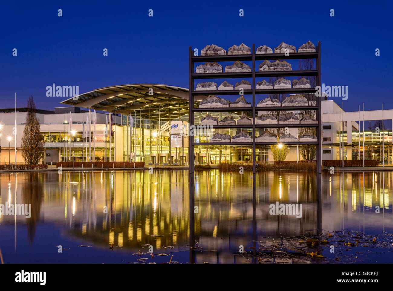 Germany, Bavaria, Upper Bavaria, Munich, Messestadt Riem, Neue Messe ...