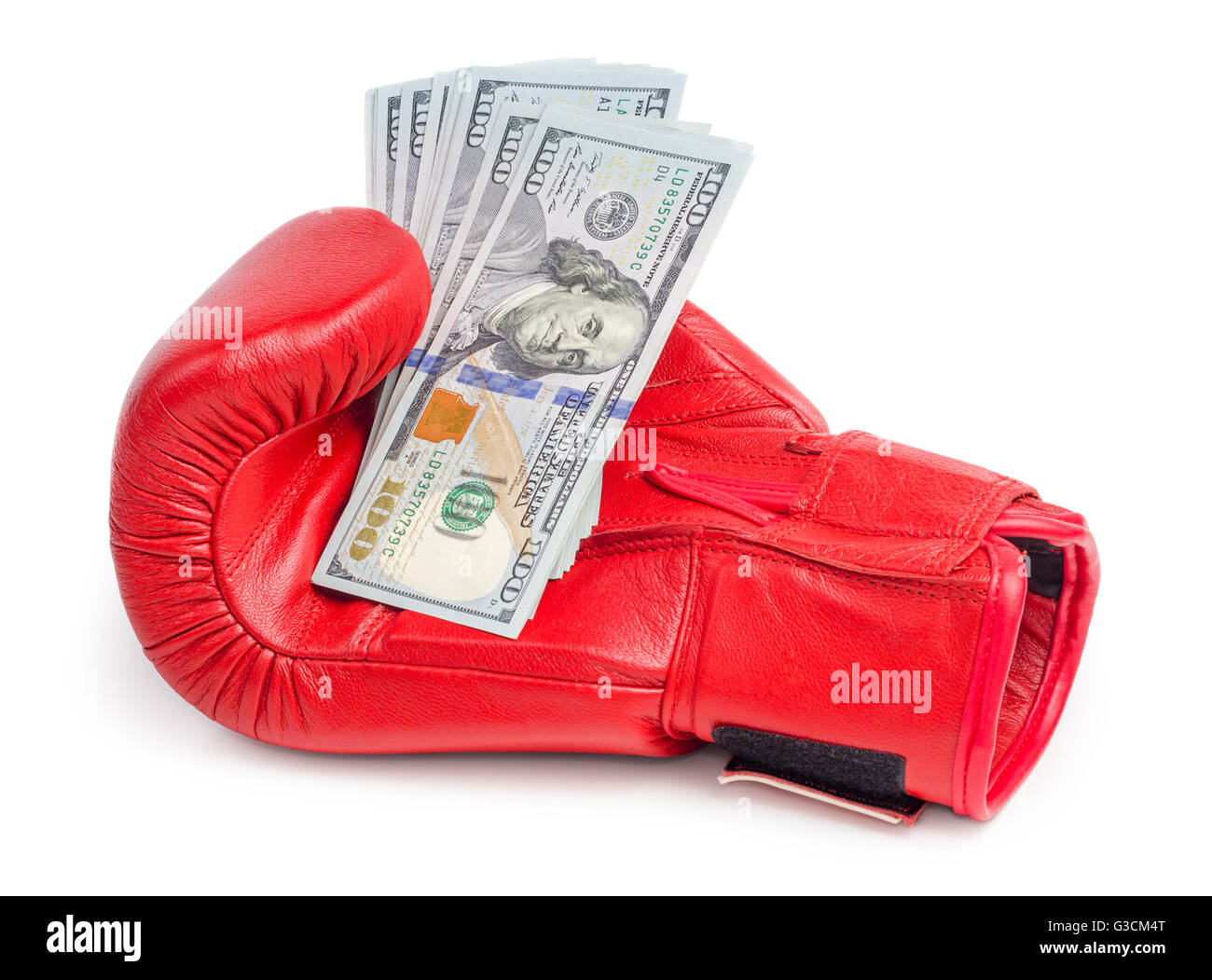 Boxing glove money hi-res stock photography and images - Alamy