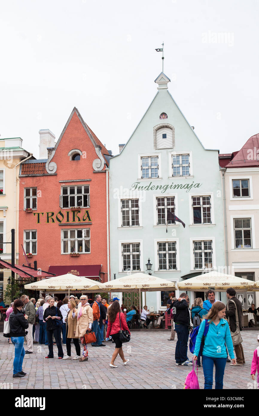 Town Hall Square in Tallinn Stock Photo - Alamy