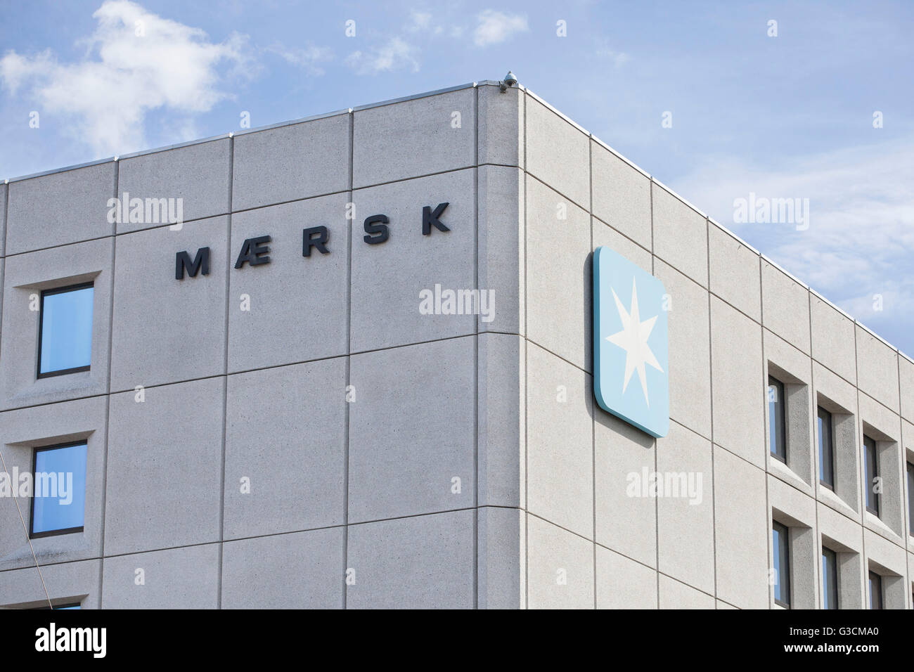 Corporate building of the Mærsk company Stock Photo - Alamy