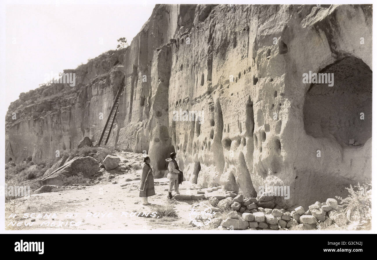 Puye cliff dwellings new mexico hi-res stock photography and images - Alamy