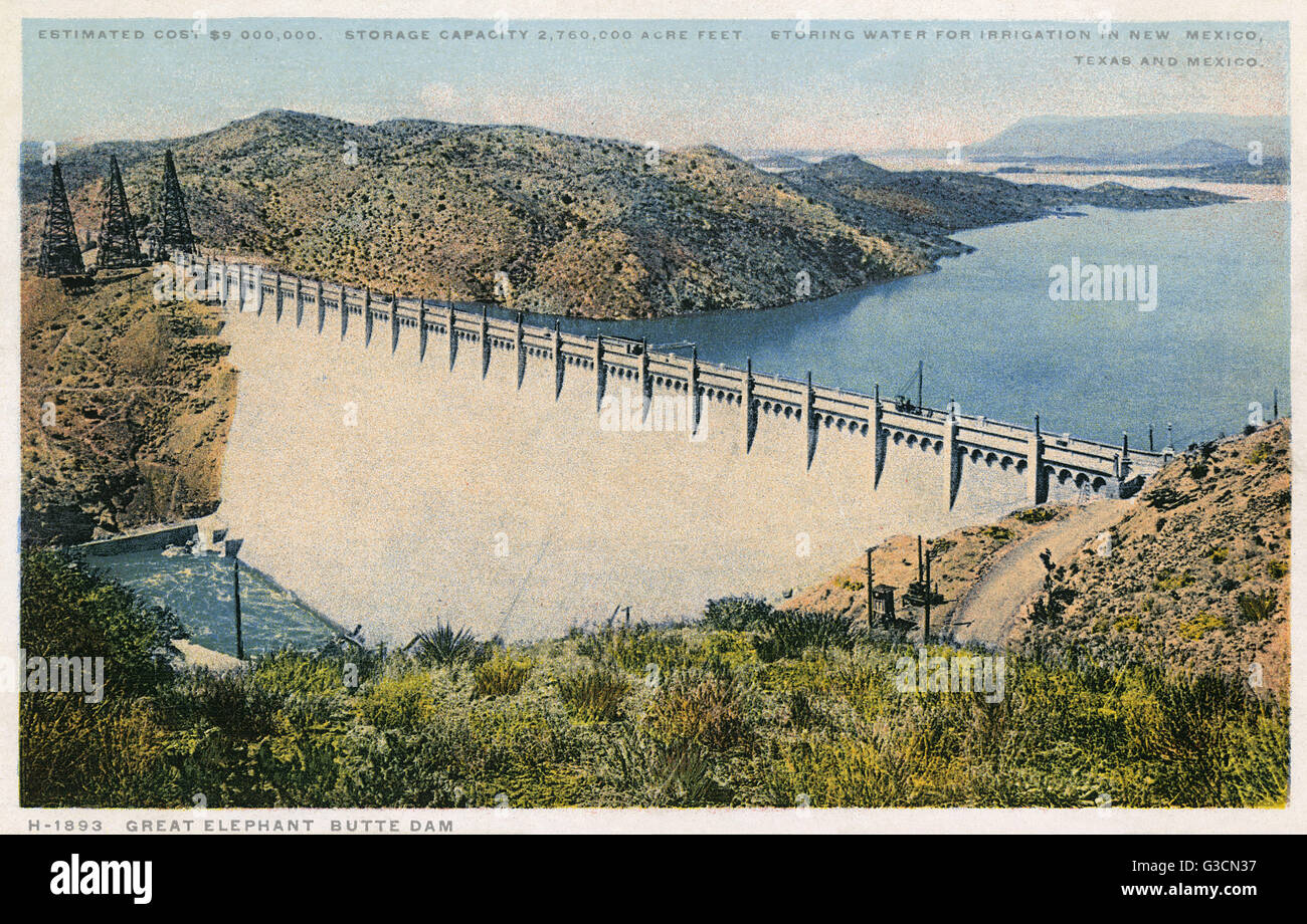 Elephant butte dam hi-res stock photography and images - Alamy