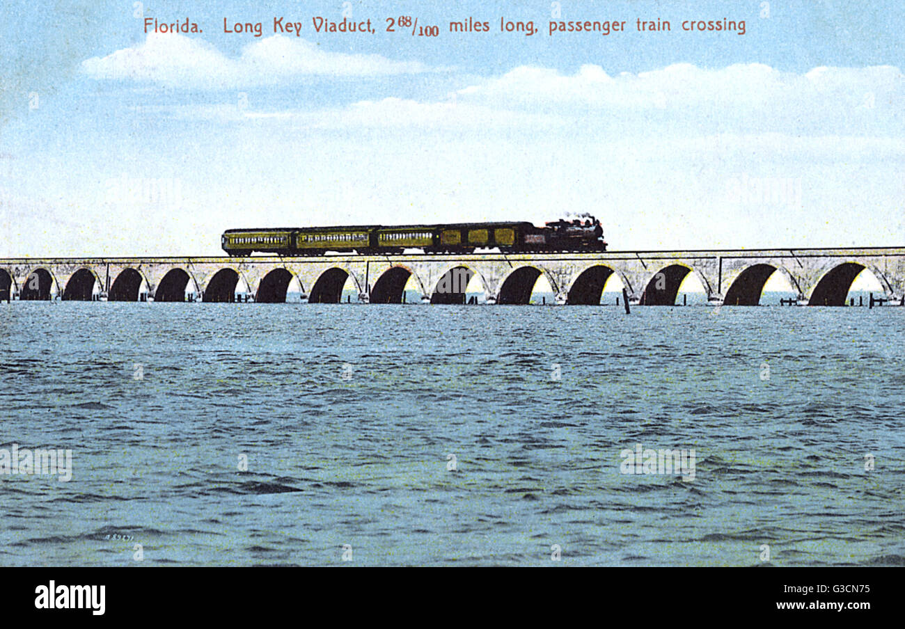 Long Key Viaduct, Long Key, Florida, USA Stock Photo - Alamy