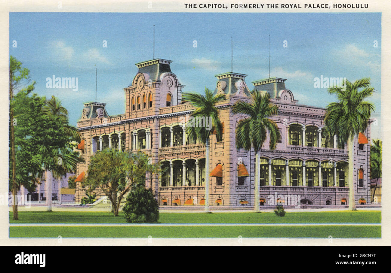 The Capitol (Royal Palace), Honolulu, Hawaii, USA Stock Photo - Alamy