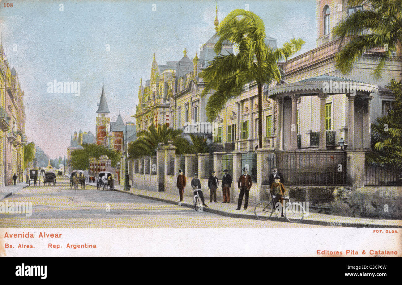 Buenos Aires, Argentina - Avenida Alvear Stock Photo - Alamy