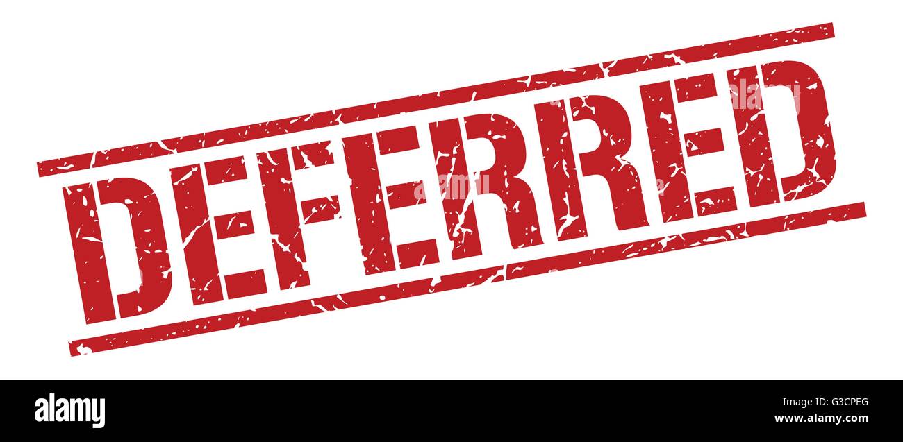 Deferred rubber stamp hi-res stock photography and images - Alamy