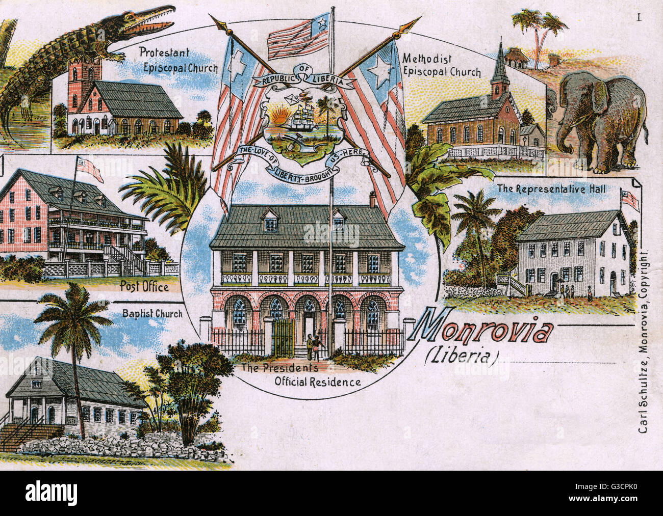 Monrovia - Liberia - Principal sights Stock Photo - Alamy