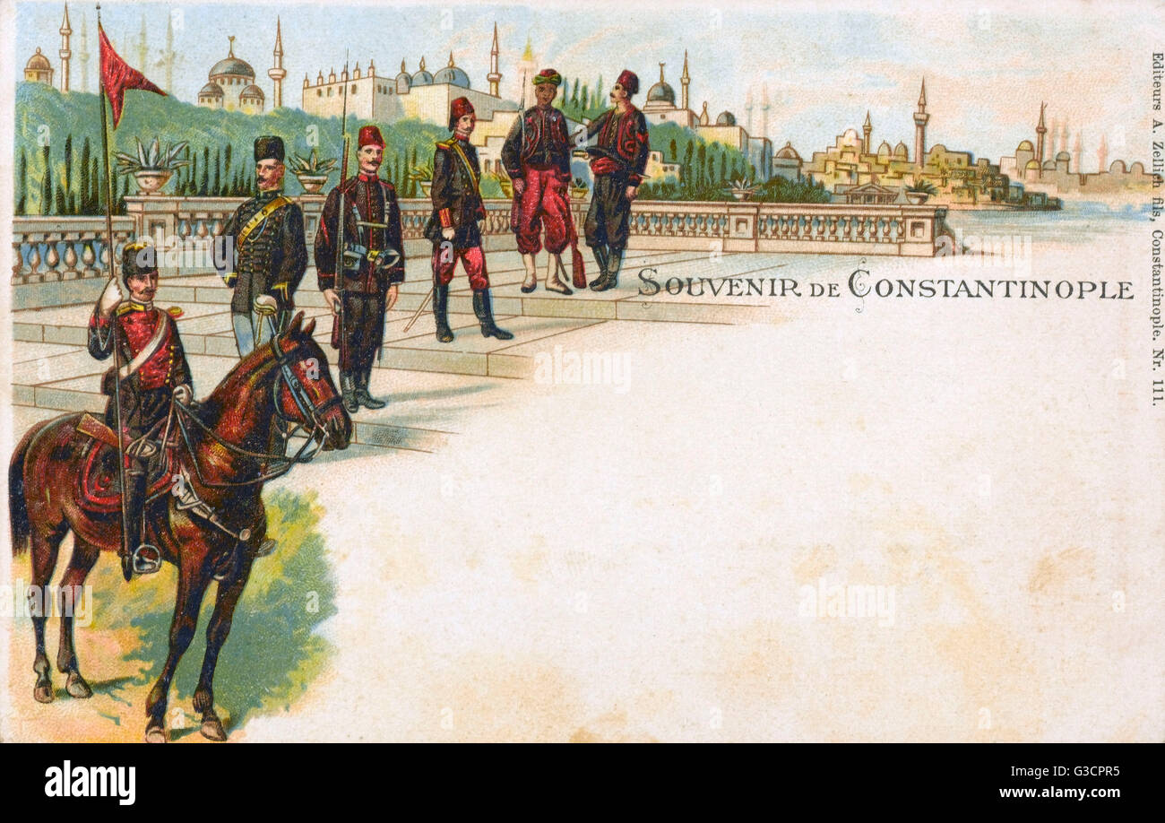 Military officers of the ottoman empire hi-res stock photography and ...