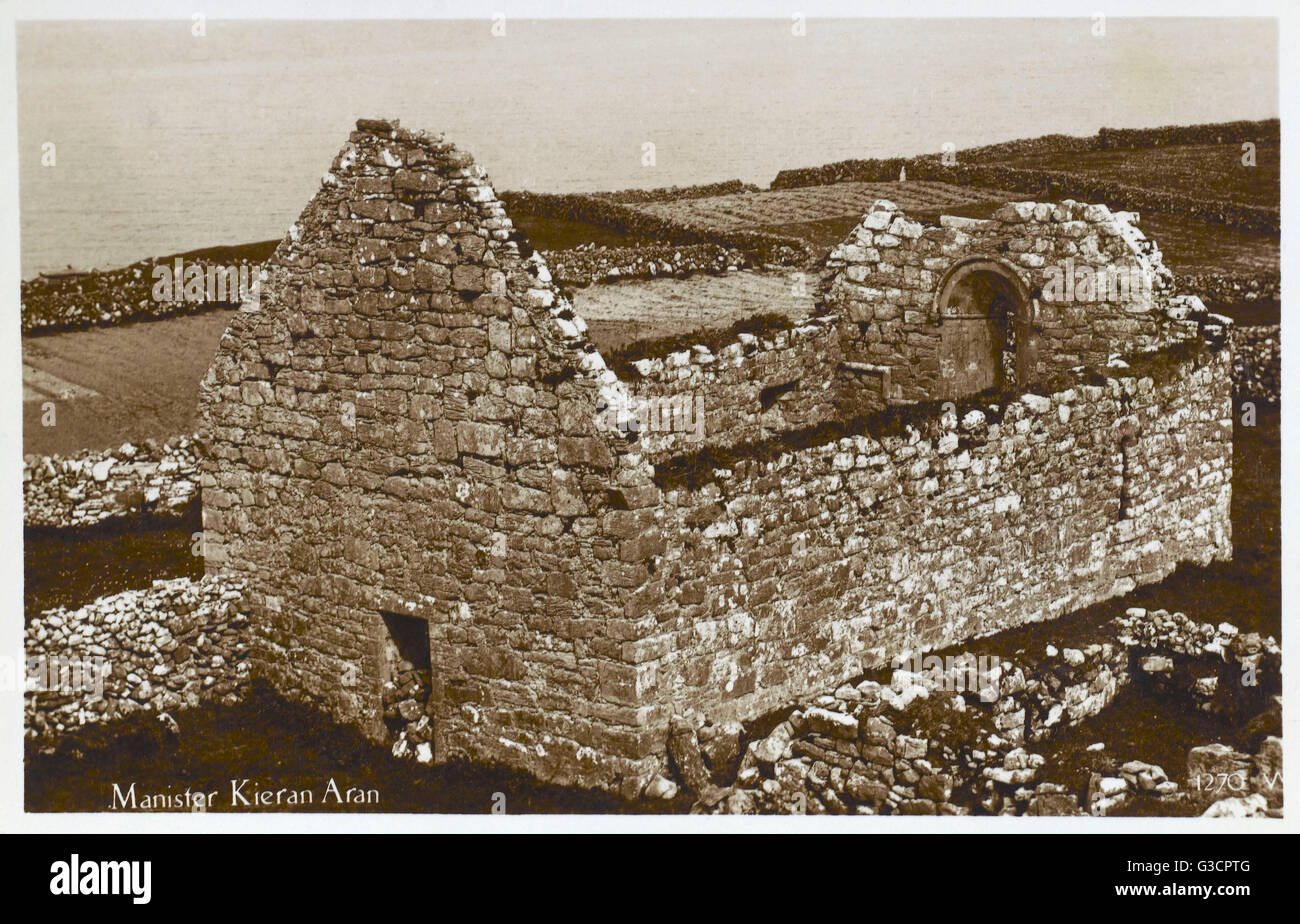 St. Ciaran's Monastery , Aran Island, Kilronan, Ireland Stock Photo - Alamy