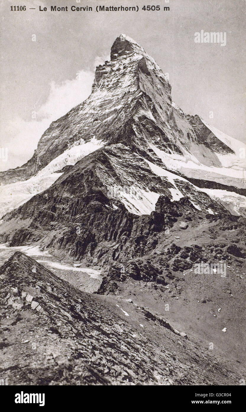 Le Mont Cervin (Matterhorn Mountain) - Switzerland Stock Photo - Alamy