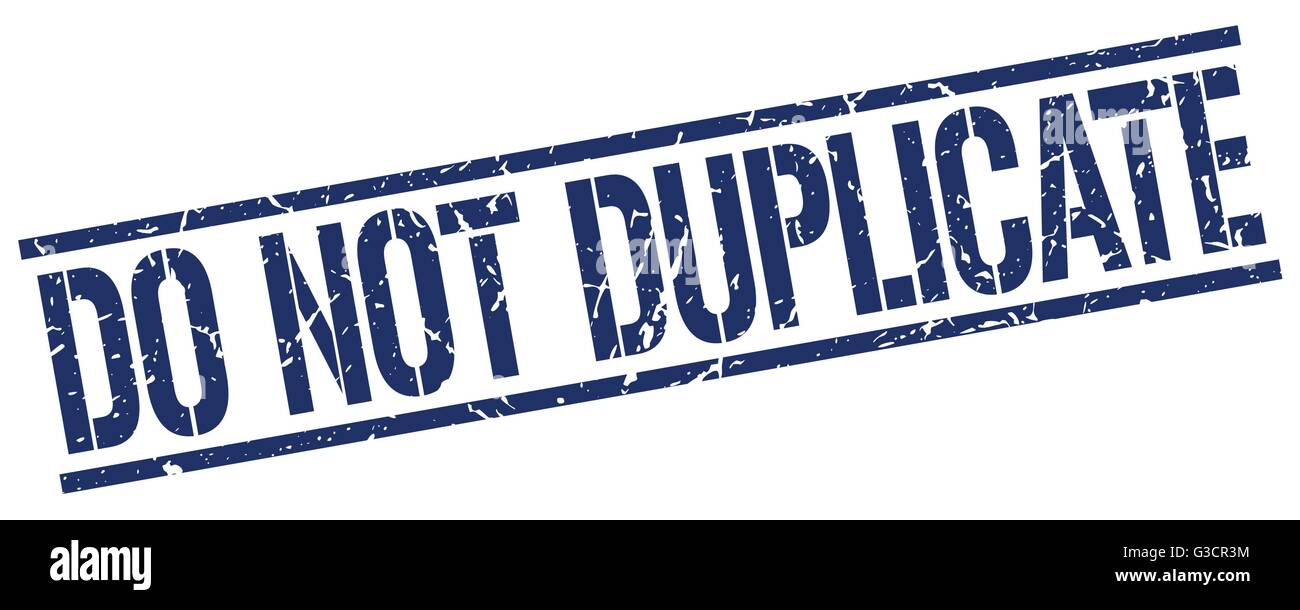 Duplicate rubber stamp Stock Vector Images - Alamy