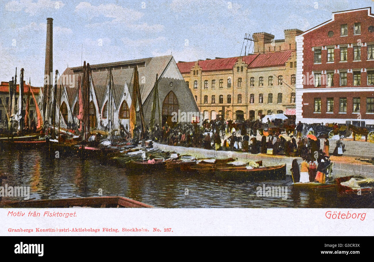 Gothenburg, Sweden - The Fish Hall at the Fish Market Stock Photo - Alamy