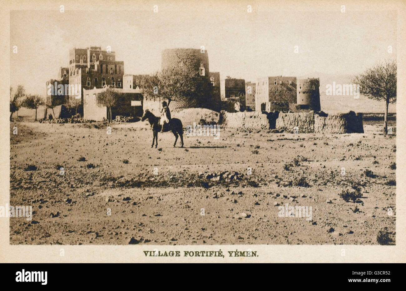 Fortified Village - Yemen Stock Photo - Alamy