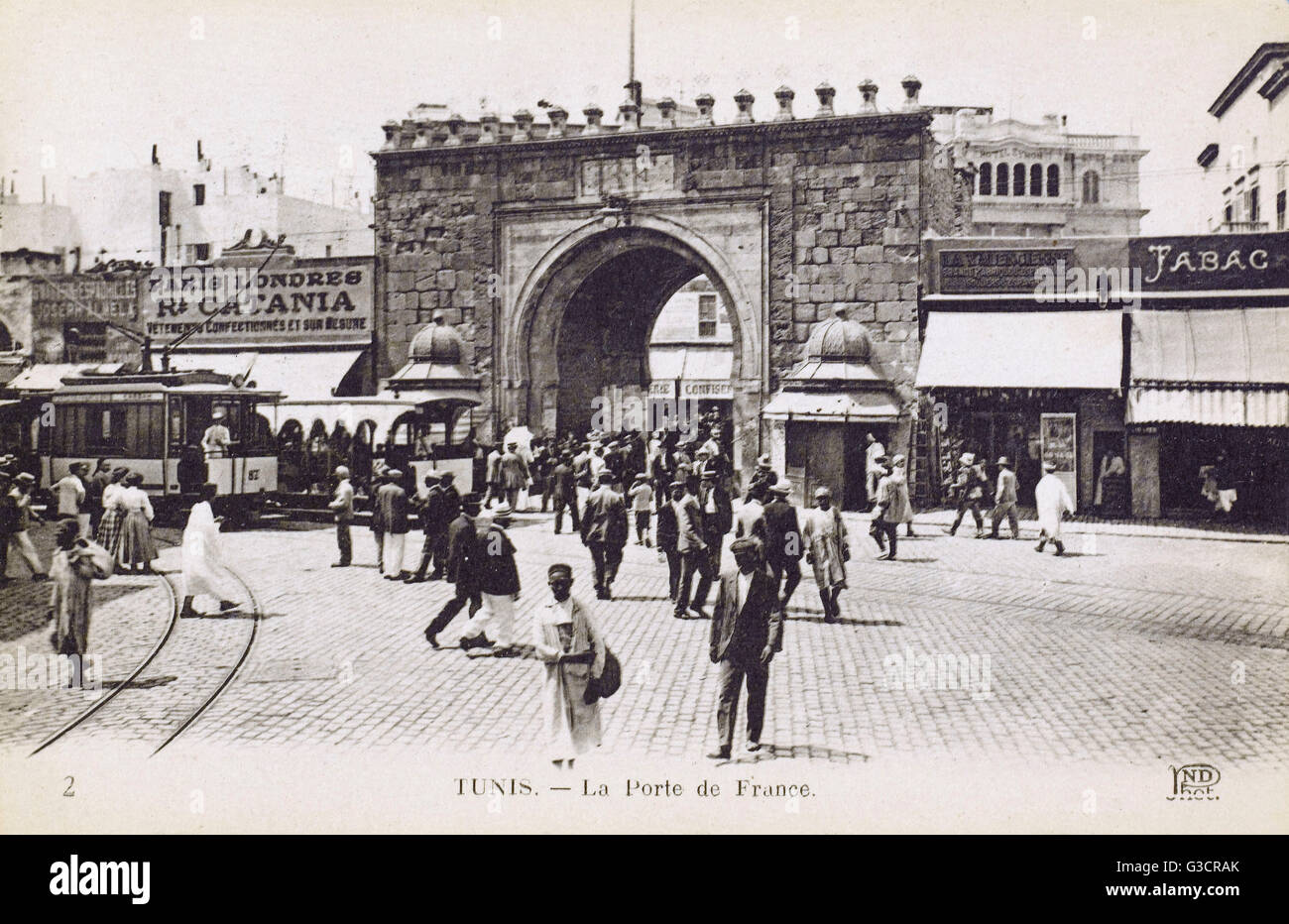 Tunisia - Tunis - The French Gate Stock Photo - Alamy