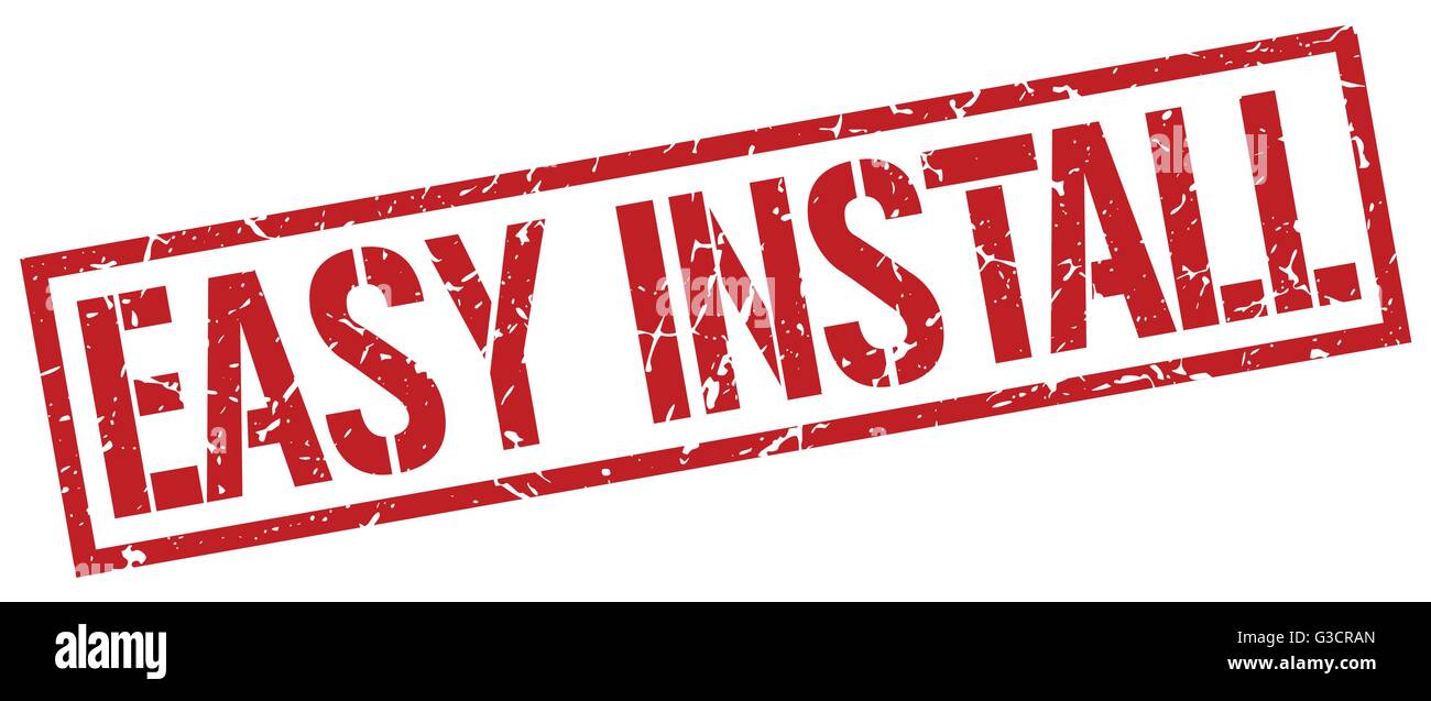 Easy install rubber stamp hi-res stock photography and images - Alamy