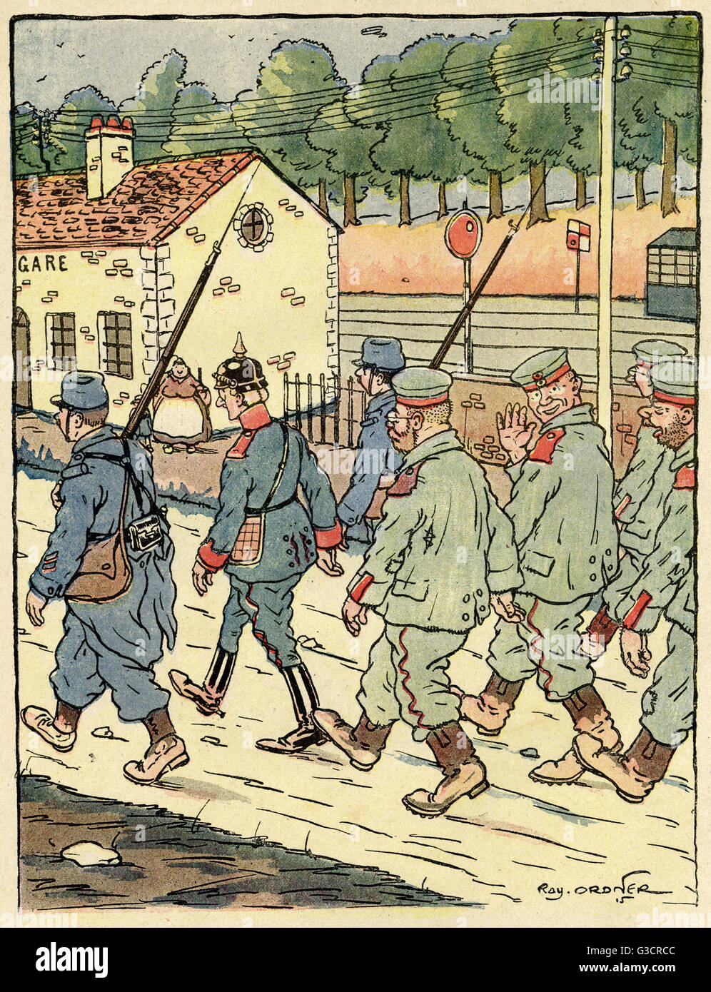 Cartoon German Soldier Ww1