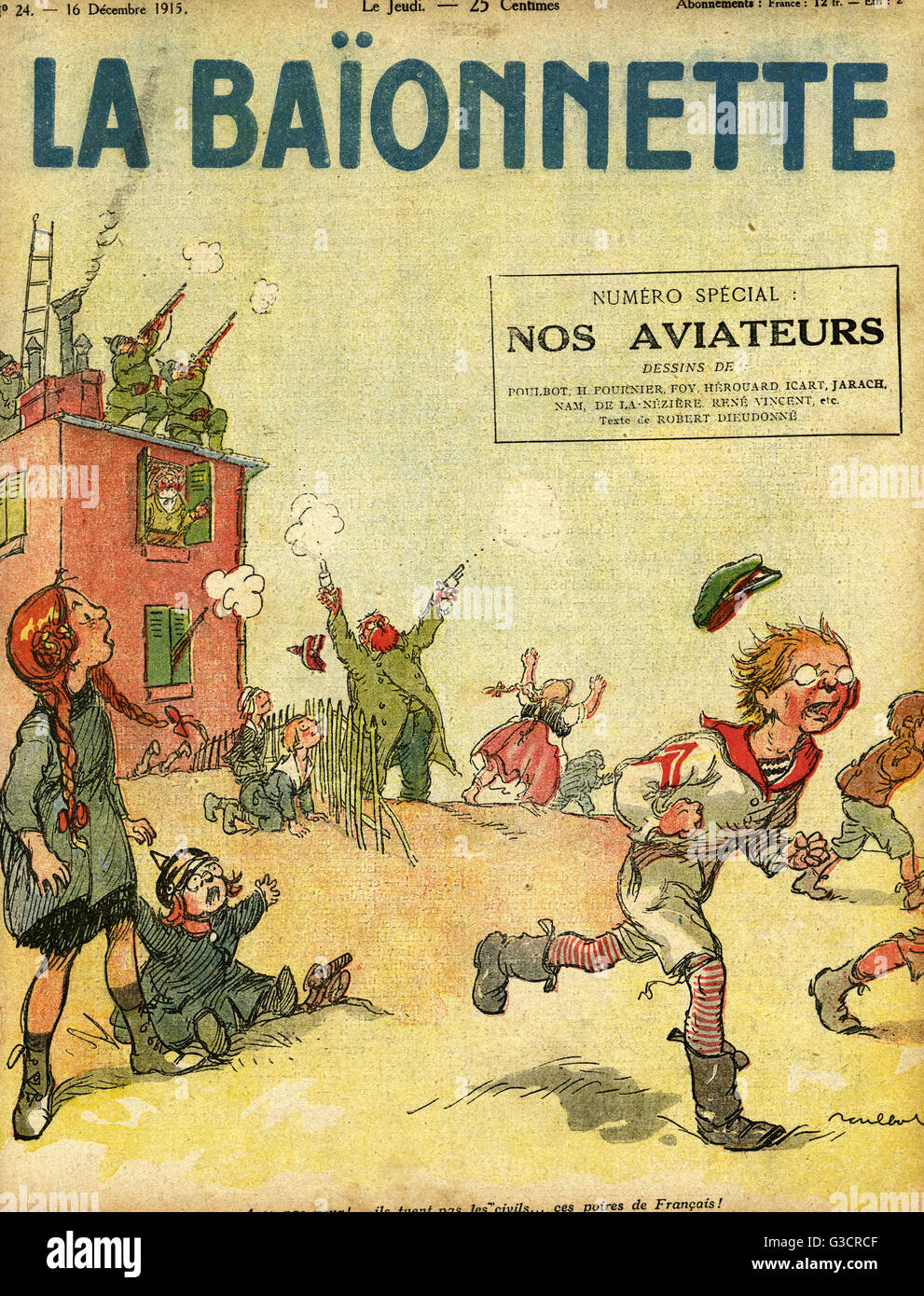 Front cover, La Baionnette, WW1 Stock Photo - Alamy