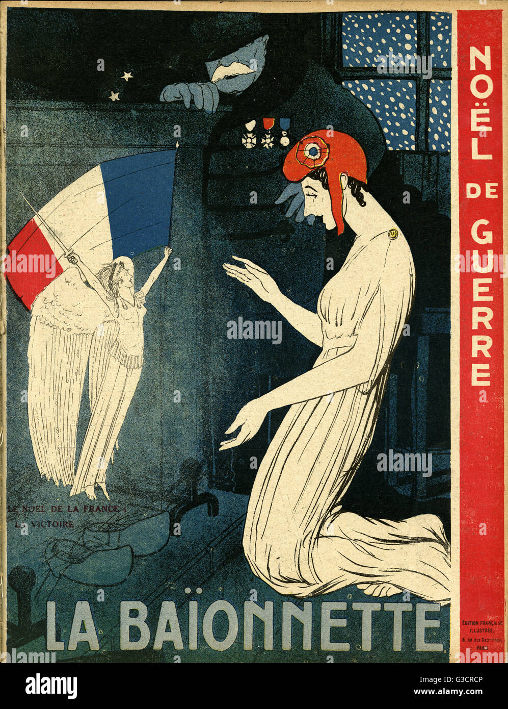 Front cover, La Baionnette, WW1 Stock Photo - Alamy