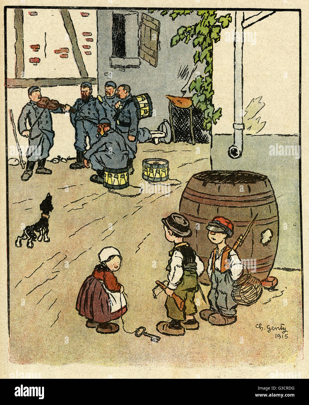 World war 1 cartoons hi-res stock photography and images - Alamy