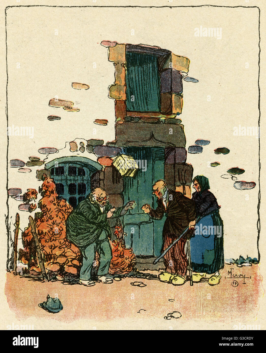 Cartoon, The best evidence, WW1 Stock Photo - Alamy
