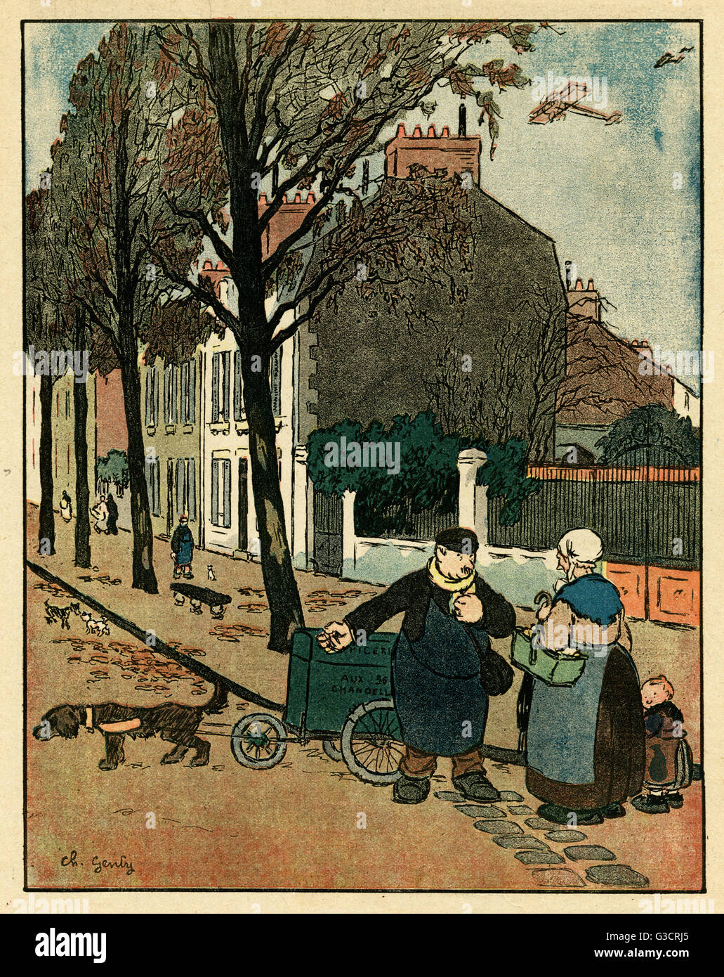Cartoon, The pretext, WW1 Stock Photo - Alamy