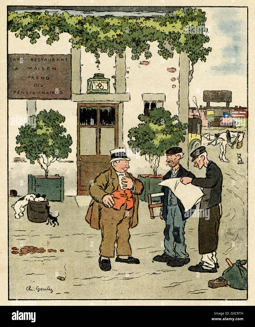 The french state cartoon hi-res stock photography and images - Alamy