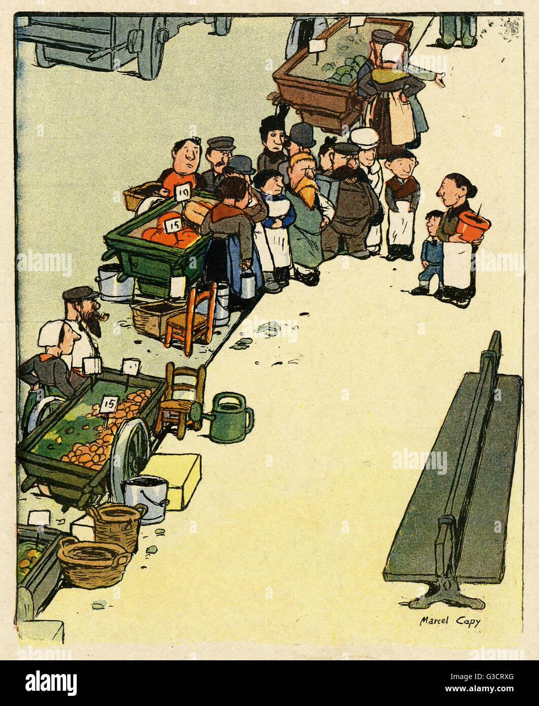 Cartoon another false rumour woman hi-res stock photography and images ...