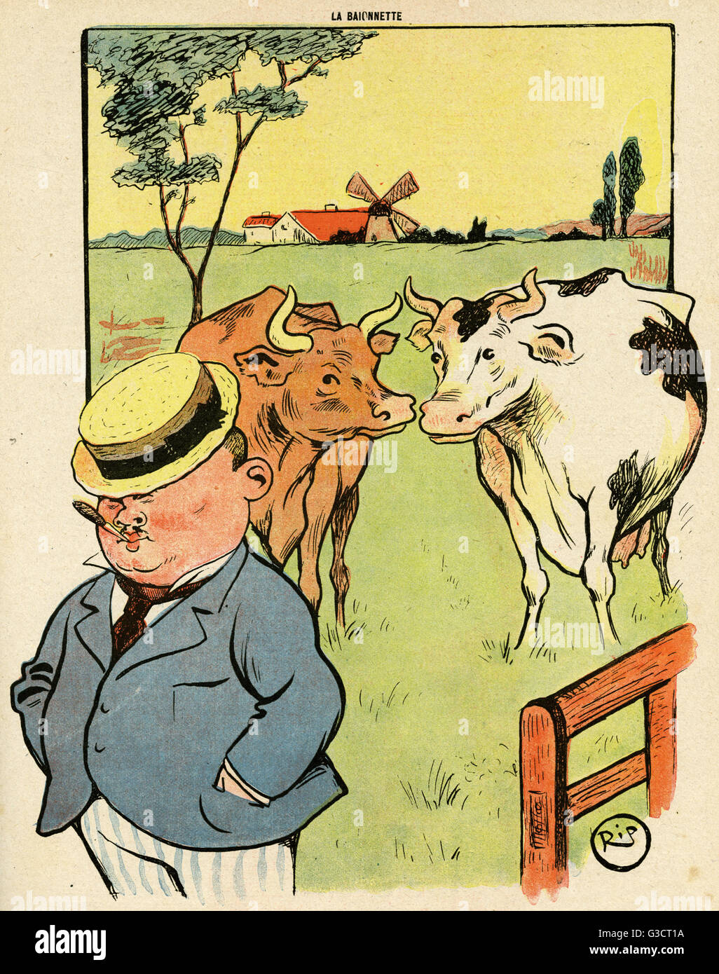 Cartoon country caricatures hi-res stock photography and images - Alamy