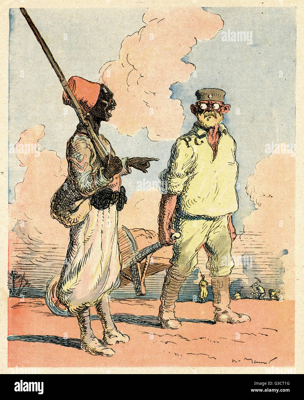 German colonialism africa cartoon hi-res stock photography and images ...