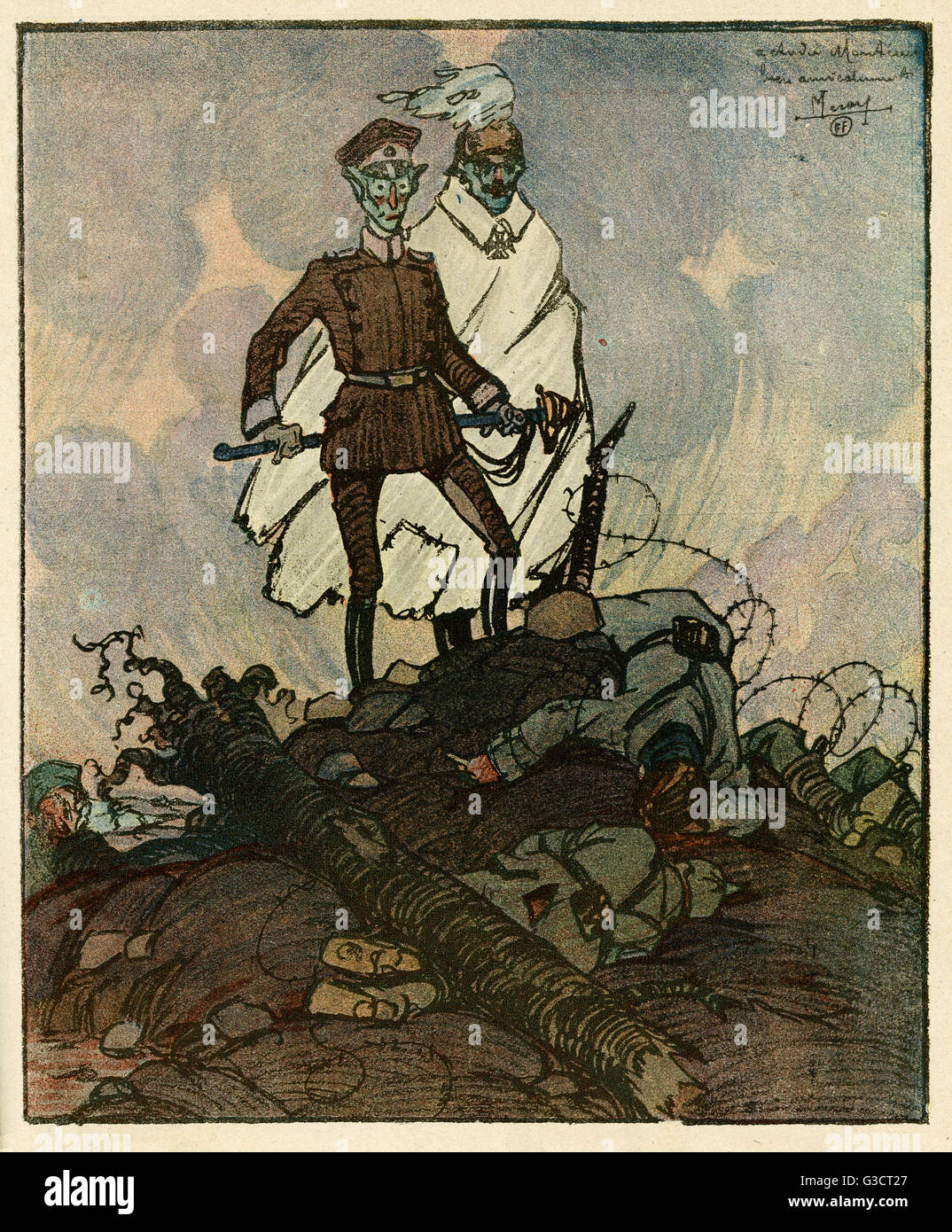 Ww1 battlefield barbed wire hi-res stock photography and images - Alamy