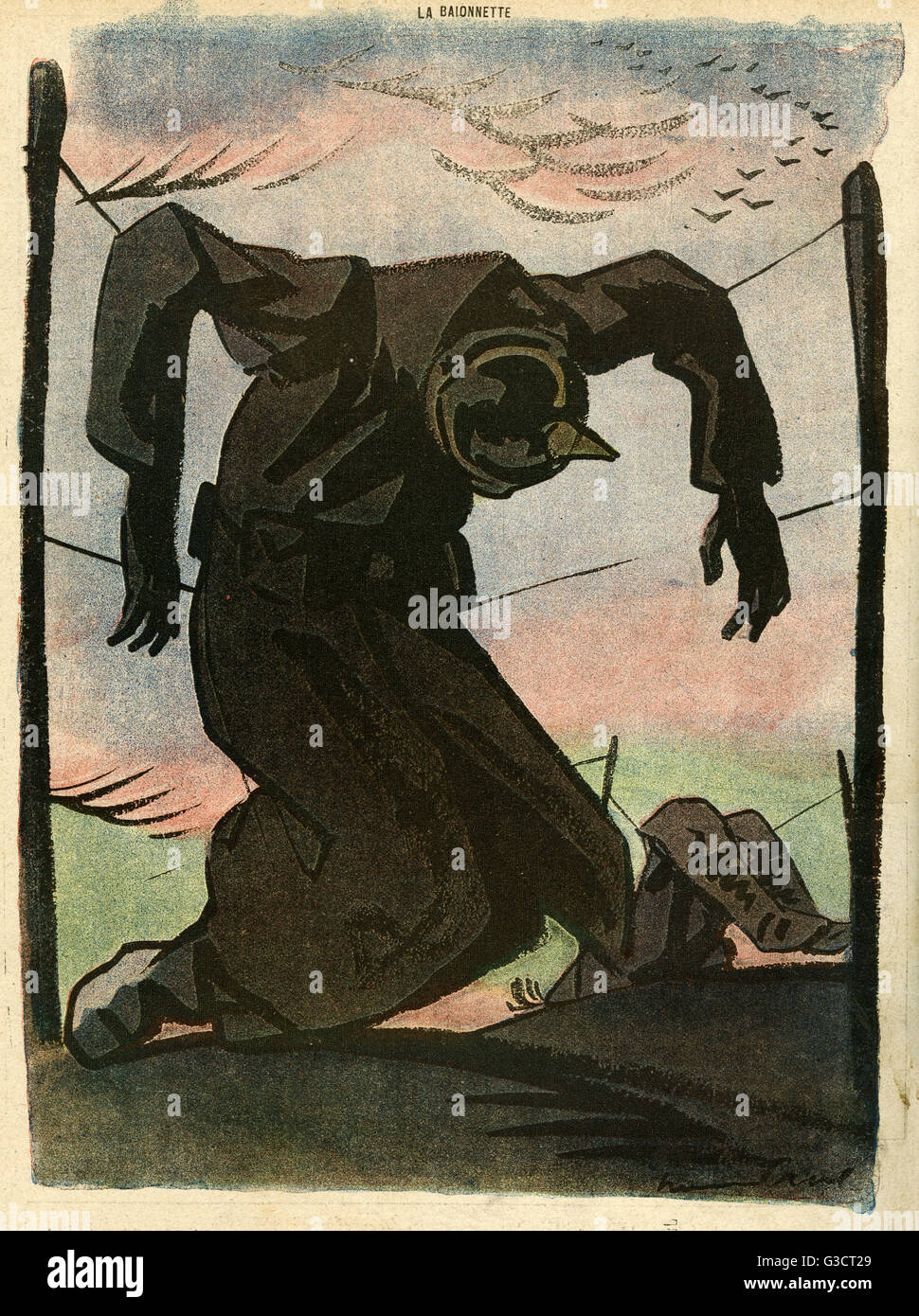 Death world war one cartoon hi-res stock photography and images - Alamy