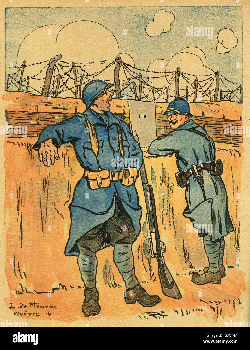 Two French Soldiers High Resolution Stock Photography and Images - Alamy
