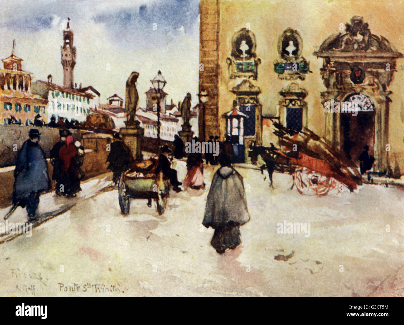 Frescobaldi Palace, Florence, Italy Stock Photo - Alamy