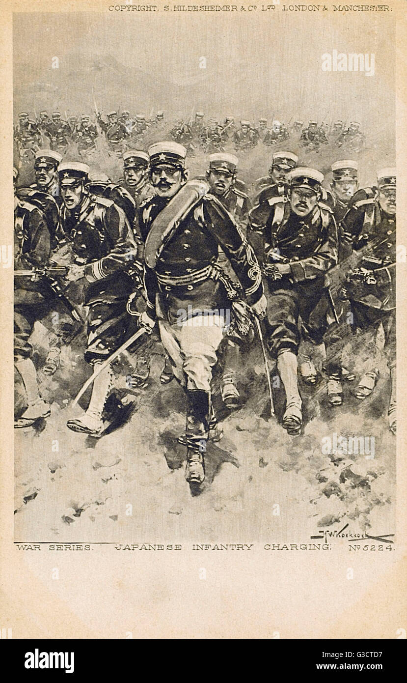 Japan - Infantry Charging Stock Photo - Alamy