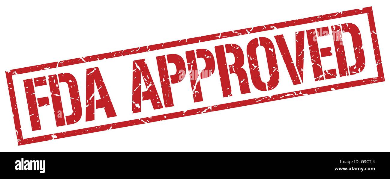 fda approved red grunge square vintage rubber stamp Stock Vector Image & Art - Alamy