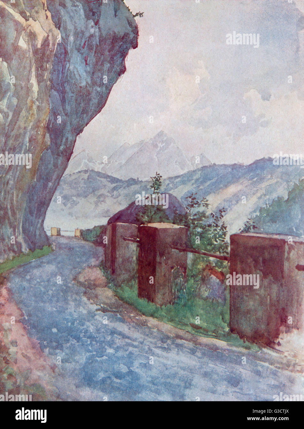 Alpine Pass, Italy Stock Photo - Alamy