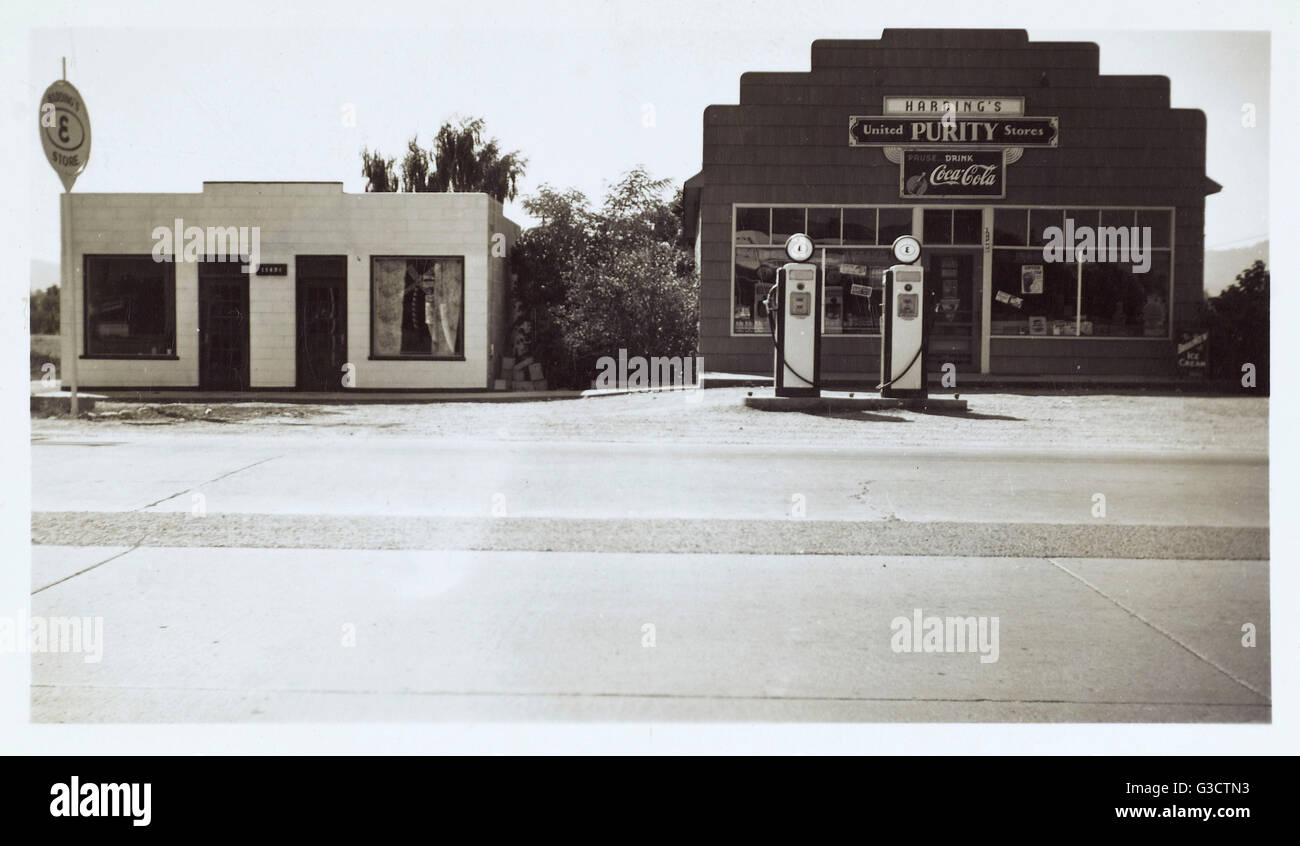 1940s gas station High Resolution Stock Photography and Images - Alamy