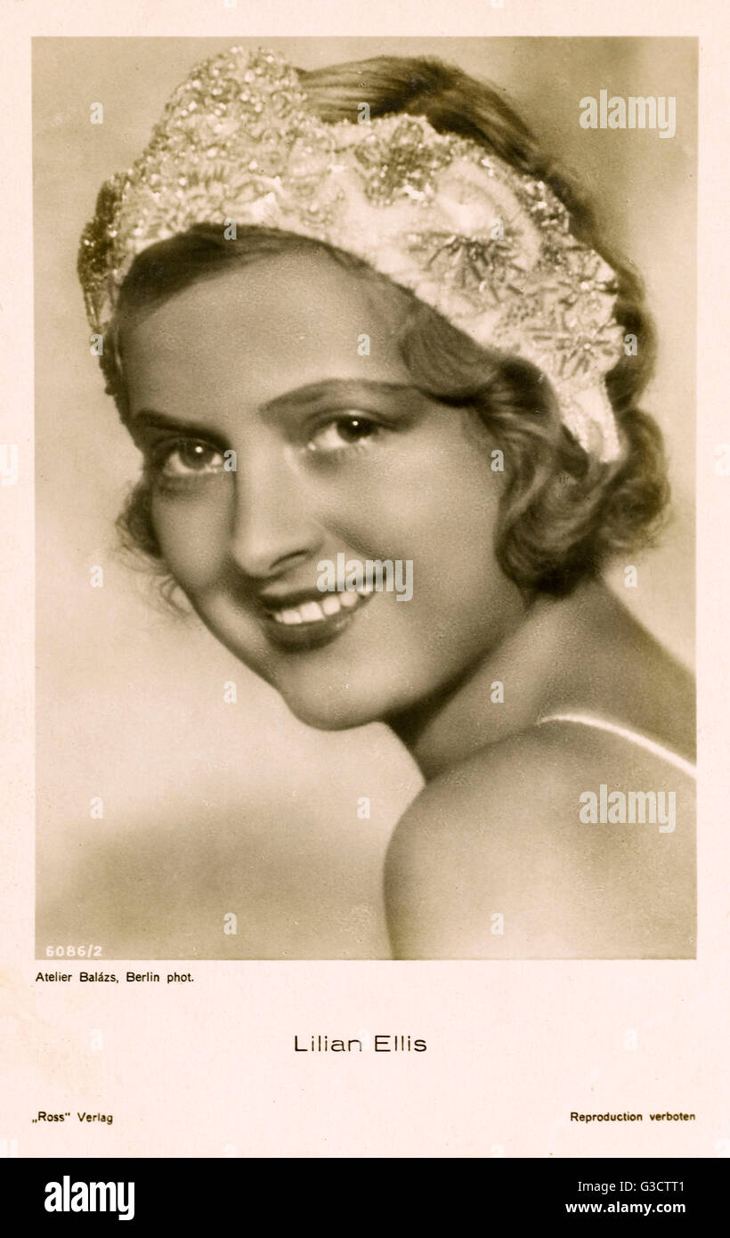 Lilian Ellis - Danish Screen actress Stock Photo - Alamy