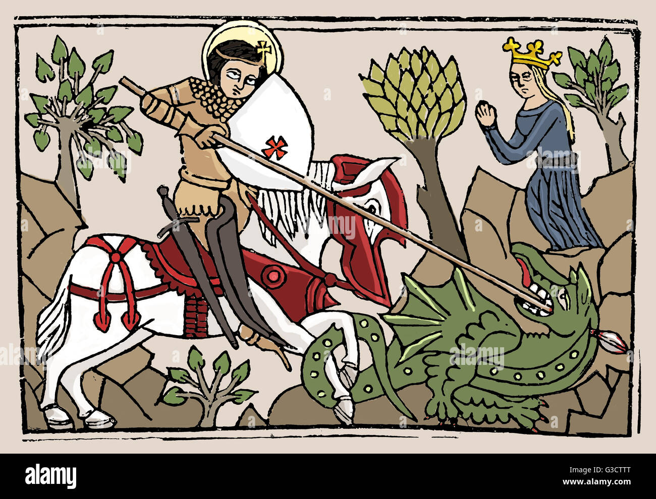 Killing Slaying Dragon High Resolution Stock Photography and Images - Alamy