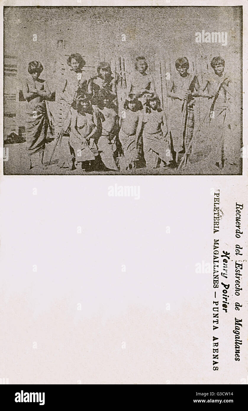 Selk’nam tribe patagonia hi-res stock photography and images - Alamy