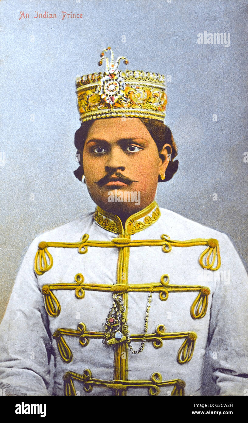 A portrait of an Indian Prince Stock Photo - Alamy