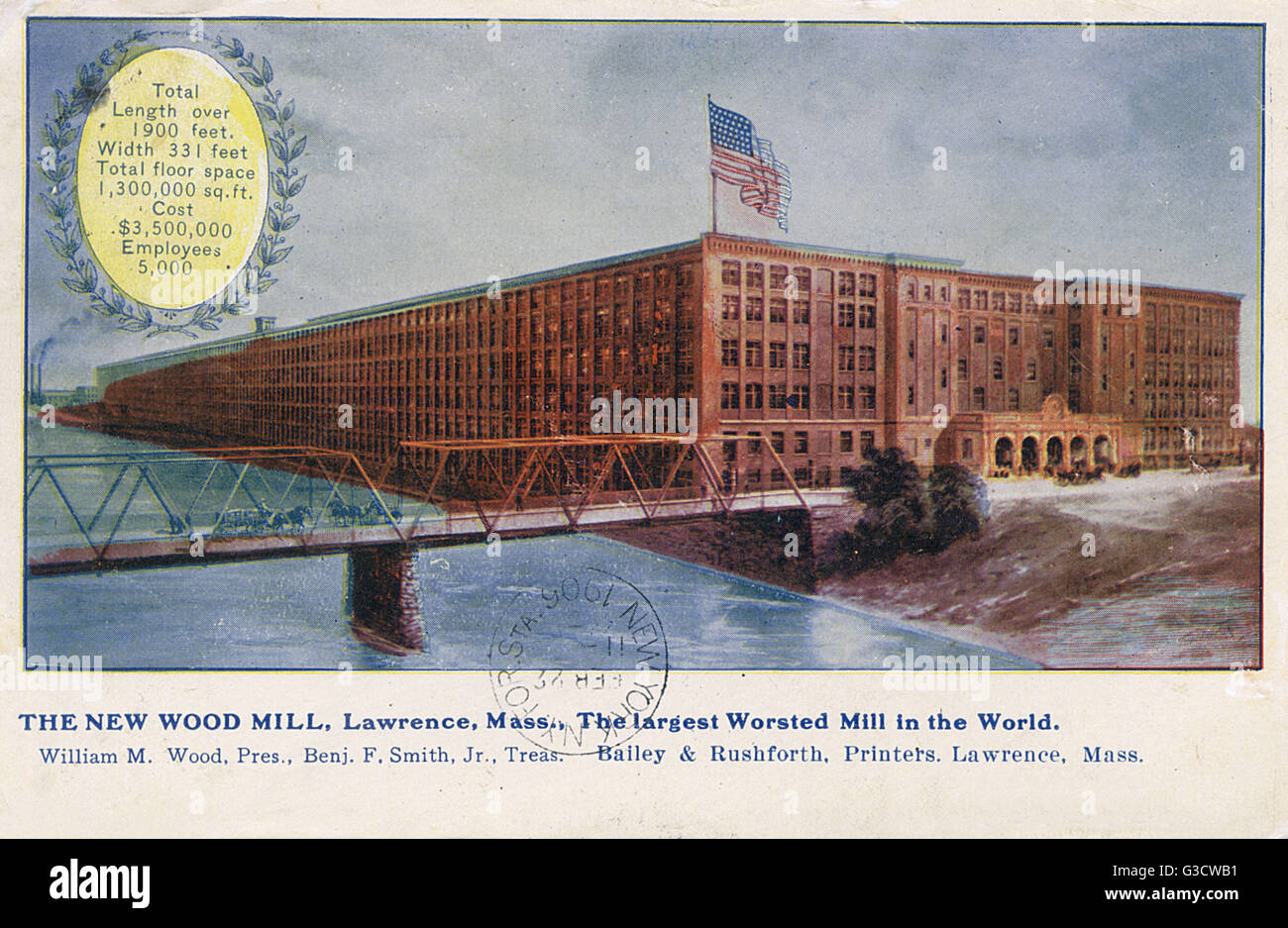 New Wood Mill, Lawrence, Massachusetts, USA Stock Photo - Alamy
