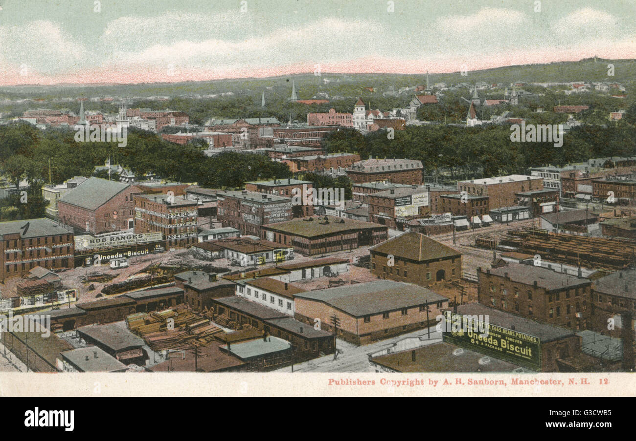 New hampshire aerial manchester hi-res stock photography and images - Alamy