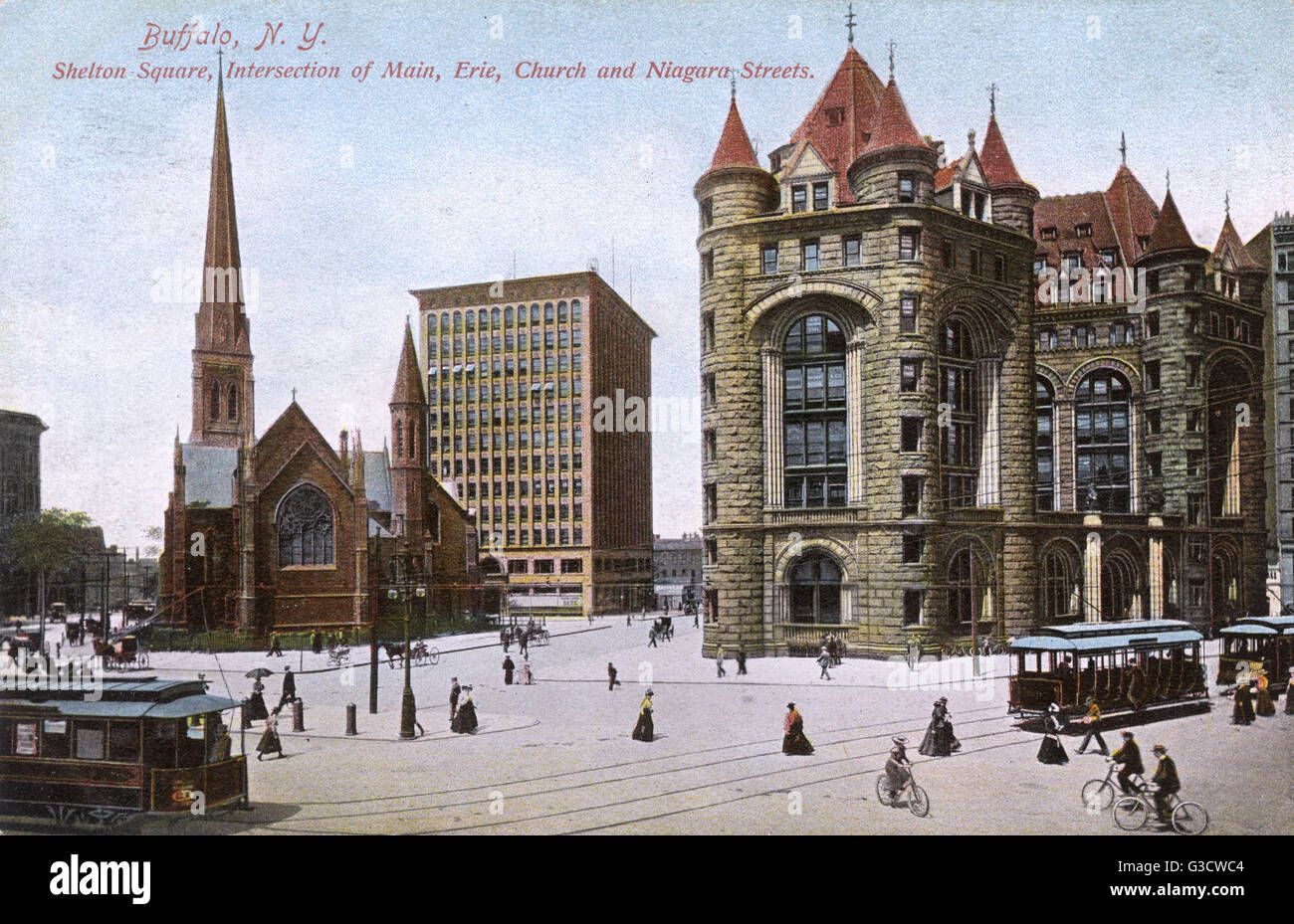 Shelton Square, Buffalo, New York State, USA Stock Photo - Alamy
