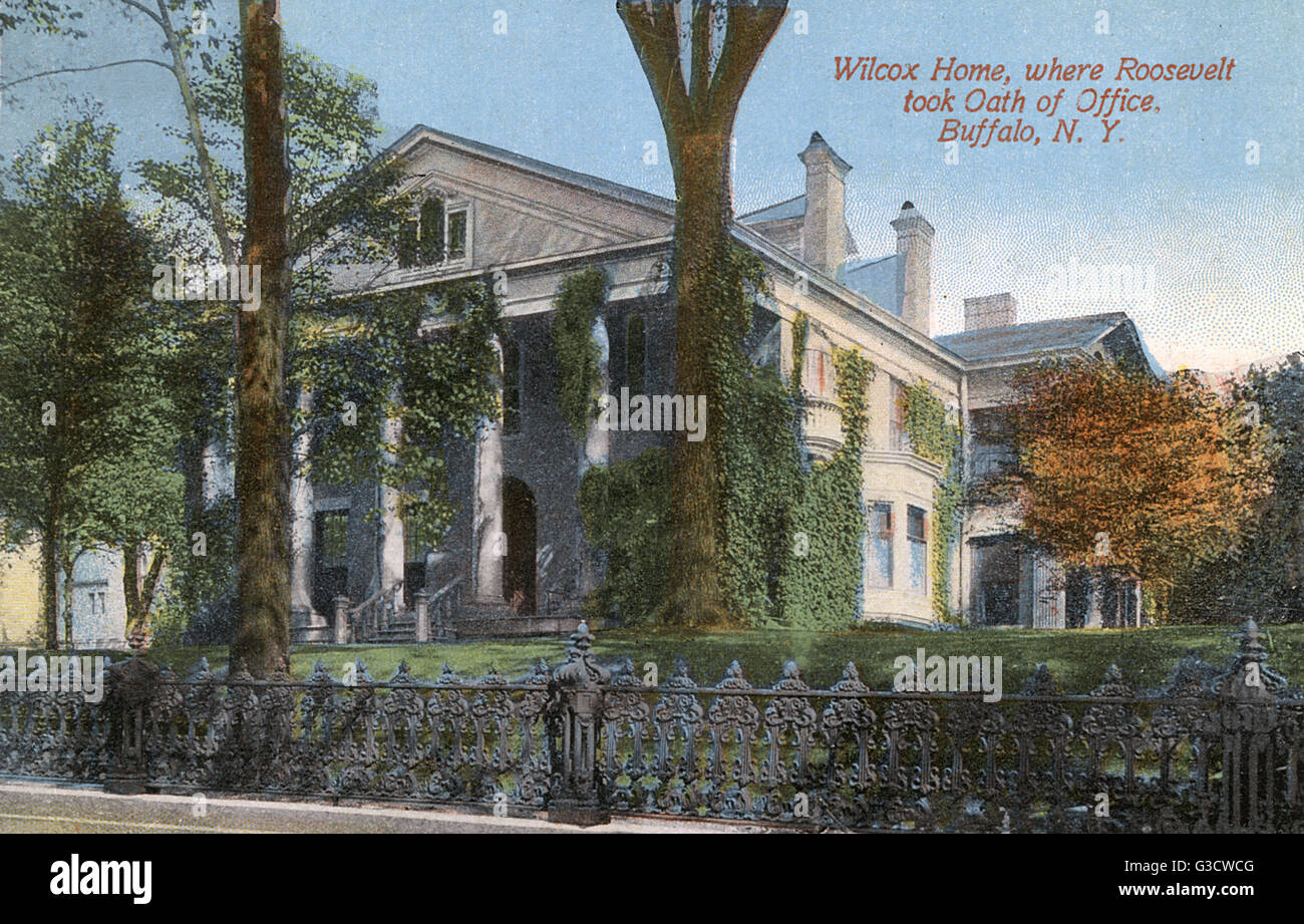 Wilcox home, Buffalo, New York State, USA Stock Photo - Alamy
