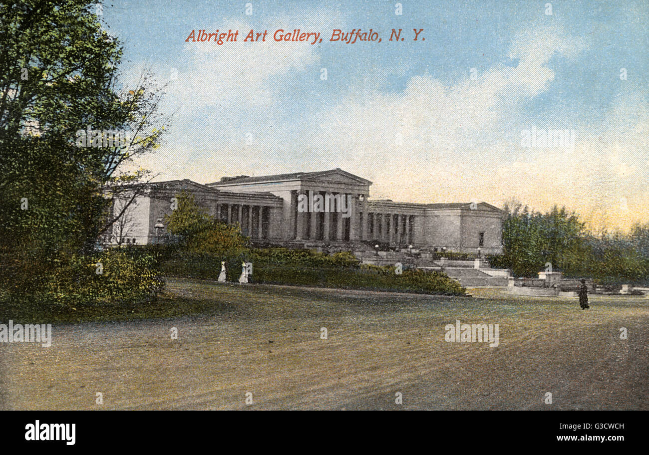 Albright Art Gallery, Buffalo, New York State, USA Stock Photo - Alamy